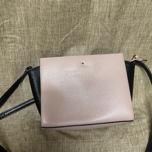 kate spade | Bags | Kate Spade Blush And Black Crossbody Bag | Poshmark